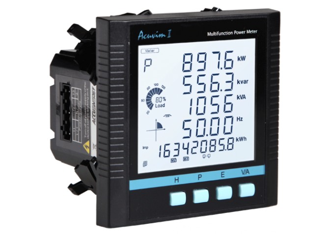 AccuEnergy Acuvim IIR-D-5A-P1 Intelligent LCD Power Meter with ...