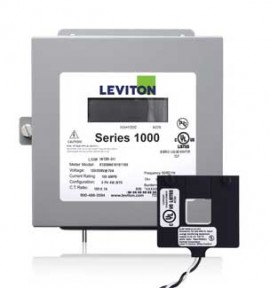 Leviton 1K120-4W VerifEye Series 1000 1P/2W Indoor Submeter Kit with ...